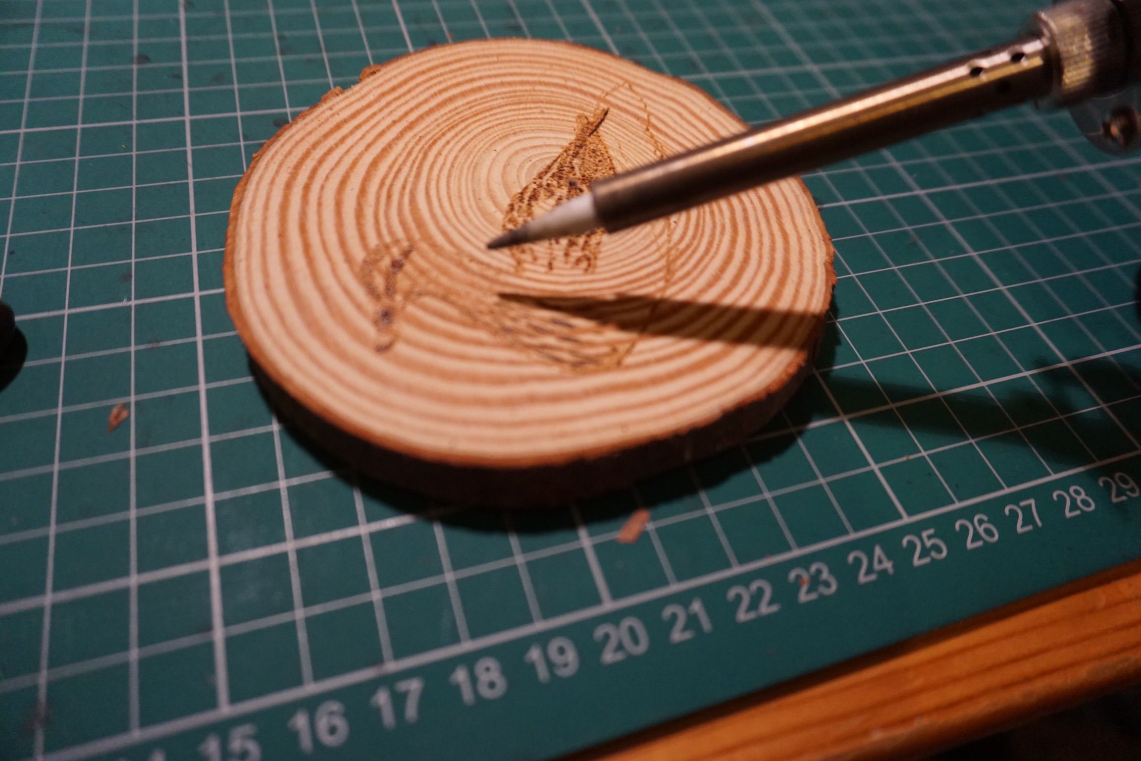 Pyrography Coasters Using a Soldering Iron : 7 Steps (with Pictures ...
