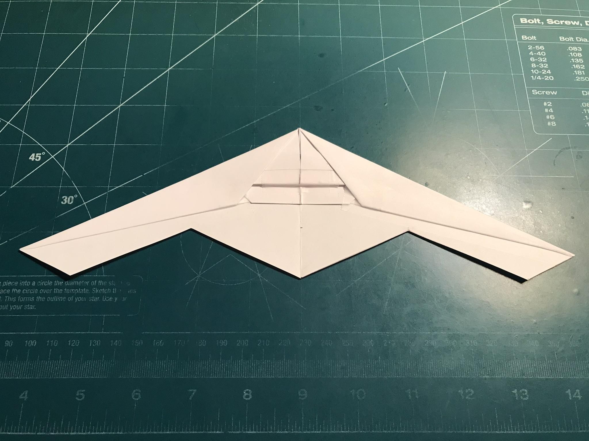 How to Make the Northrop Grumman B-21 Raider Paper Airplane : 12 Steps ...