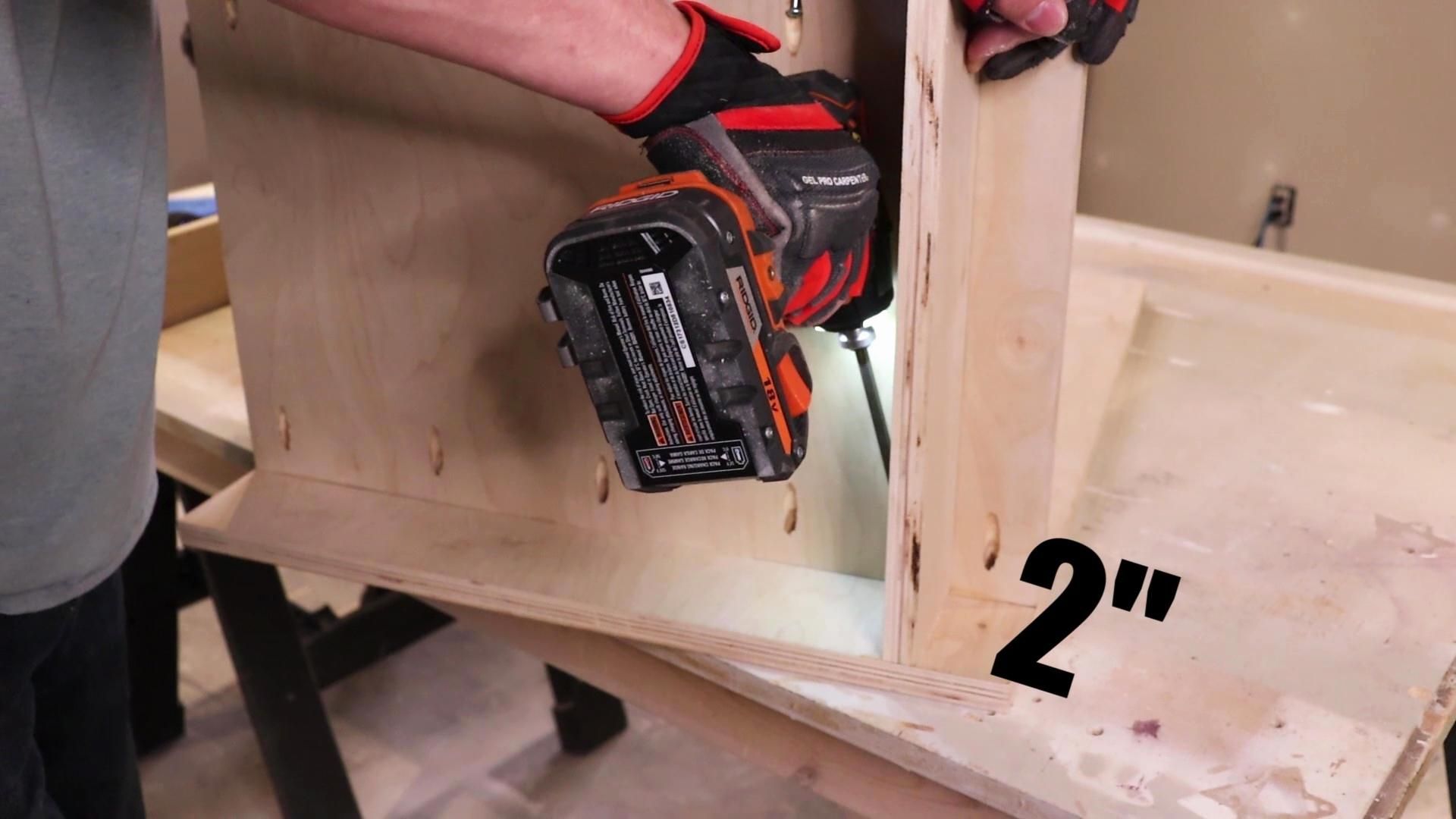DIY Computer Desk | Cable Management, Storage, LED's : 13 Steps (with ...