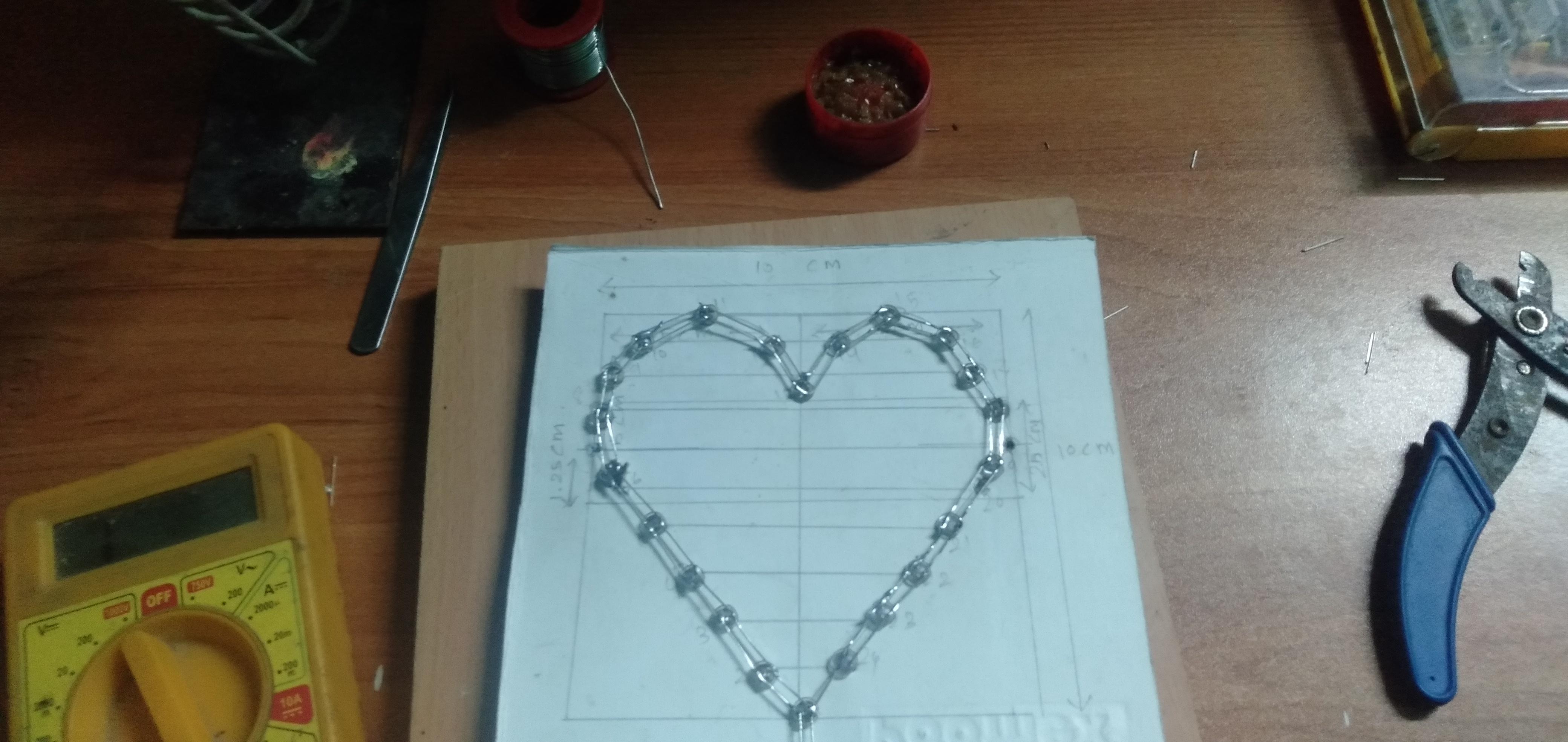 Heart Shape LED Lamp : 3 Steps - Instructables