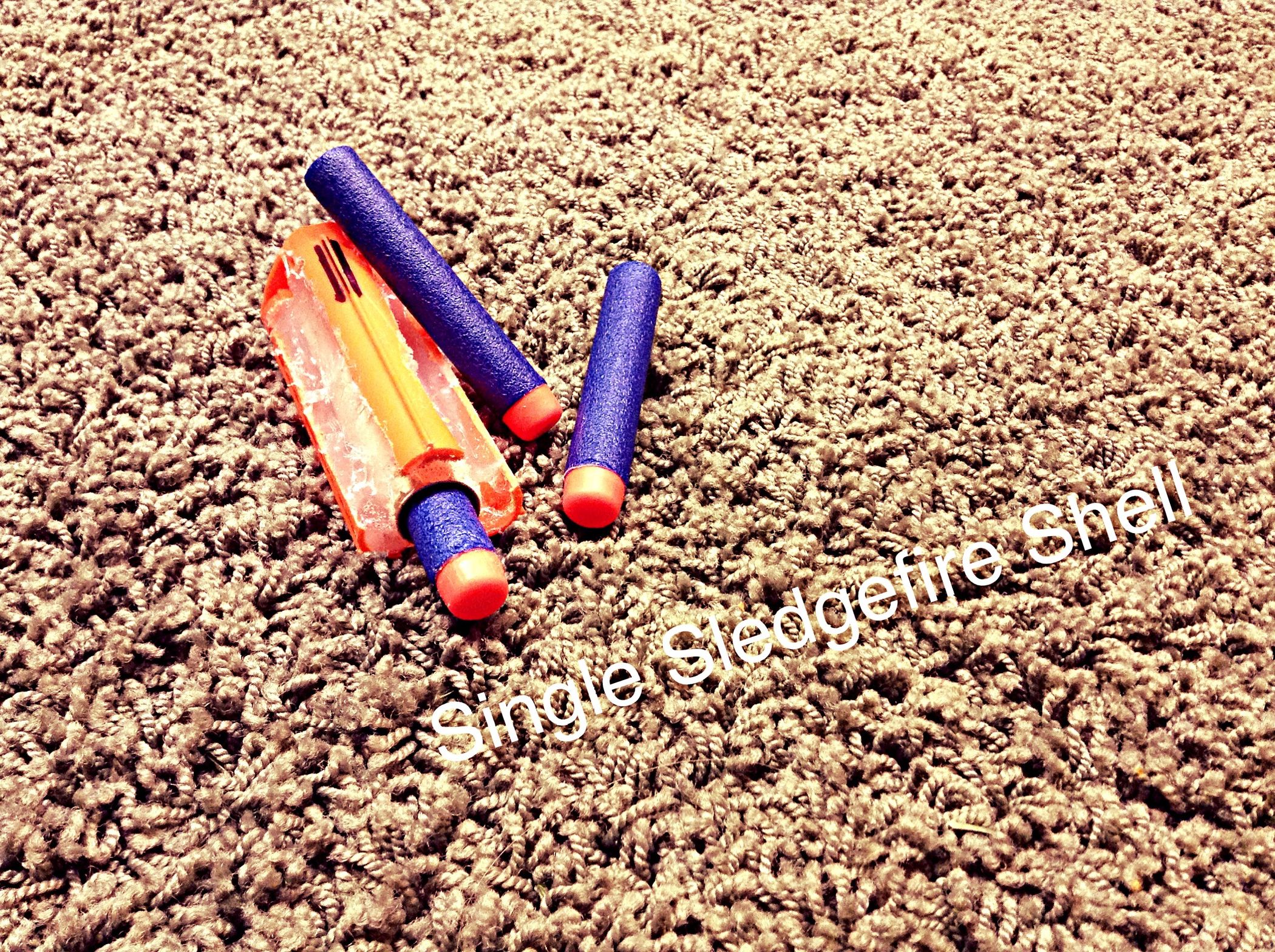 Nerf Singled Sledgefire Shell : 4 Steps - Instructables