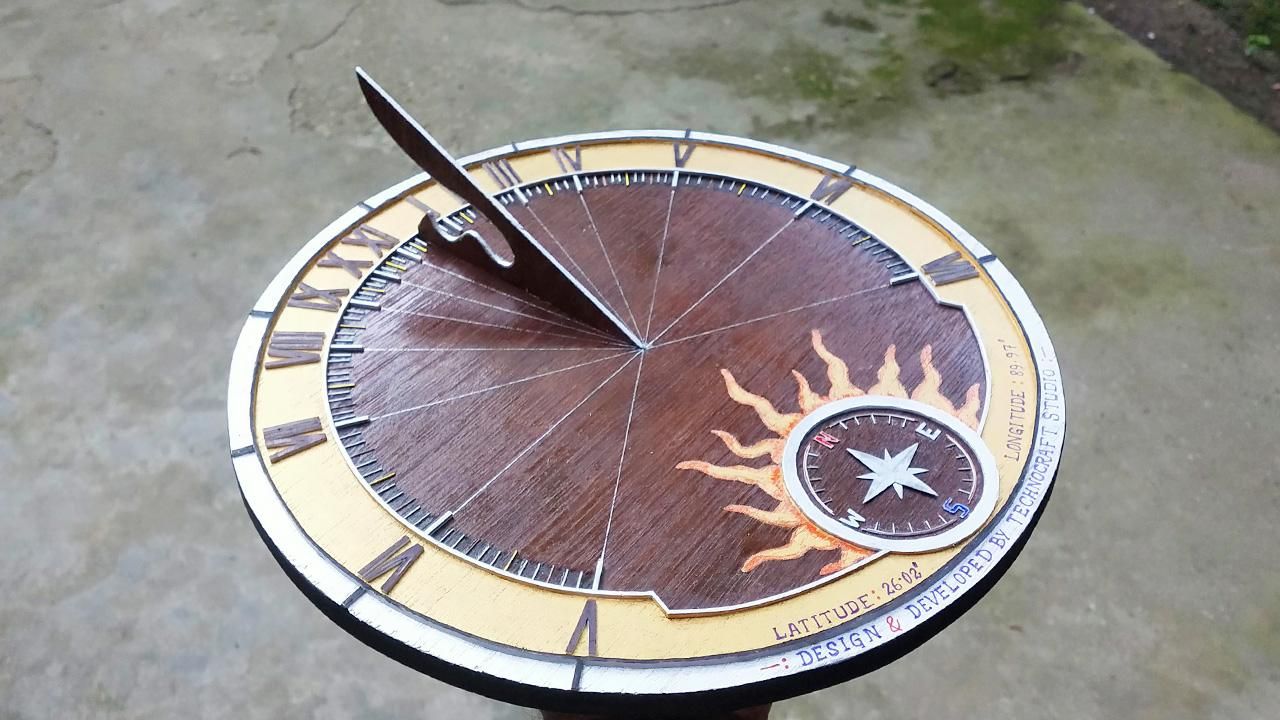 Ancient SUNDIAL Clock : 16 Steps (with Pictures) - Instructables