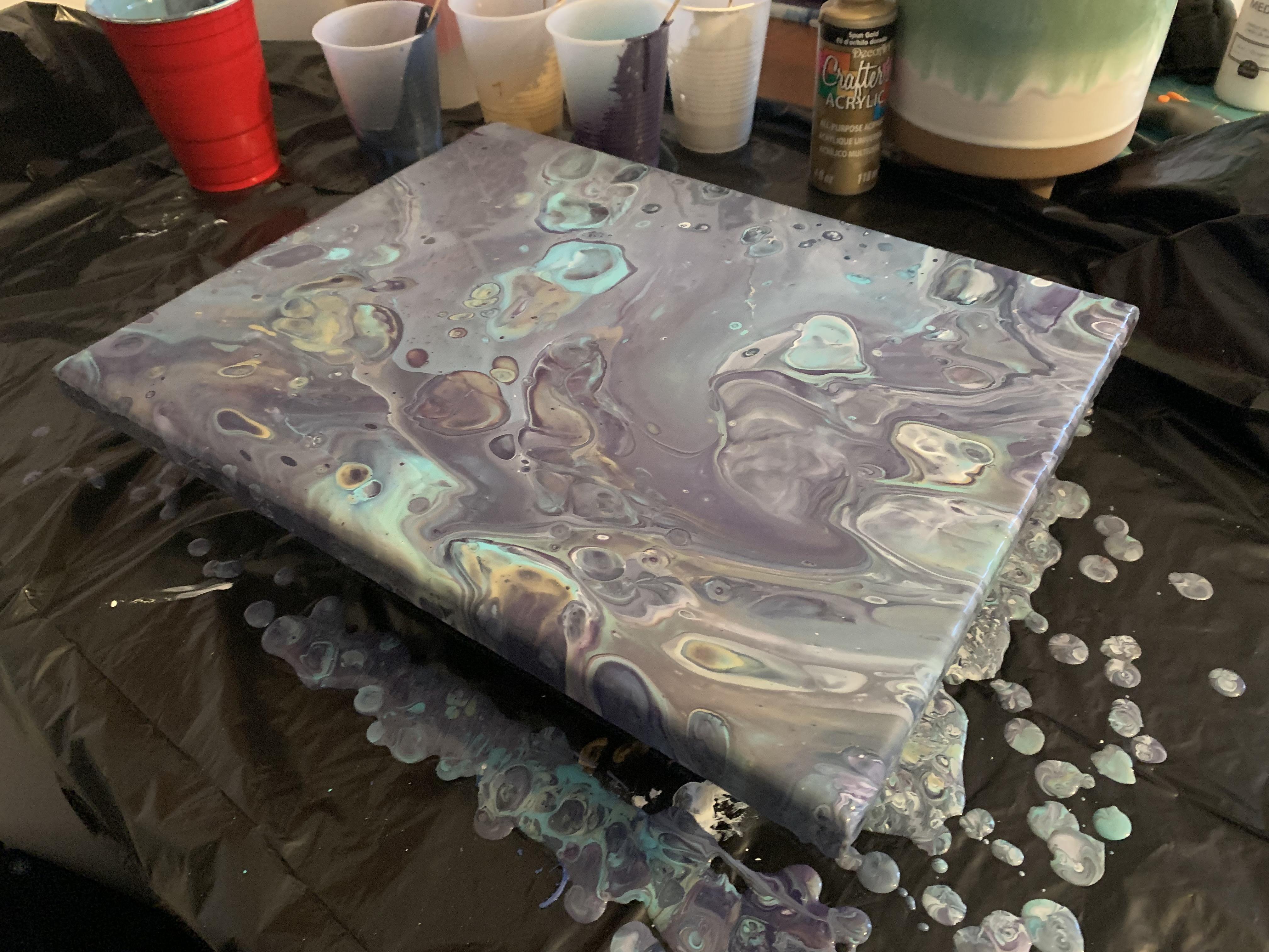 Beautiful Pour Painting : 4 Steps - Instructables