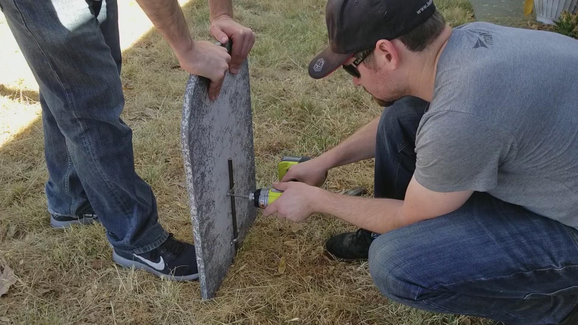 Making a Plywood Gravestone for Halloween : 9 Steps (with Pictures ...