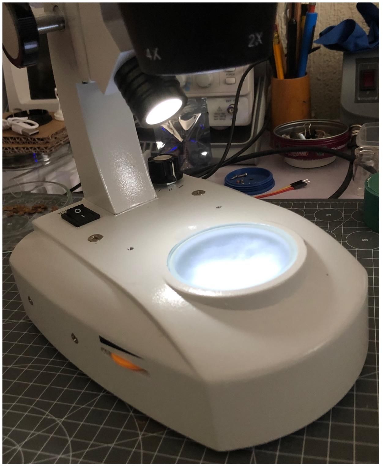 New Lights to an Old StereoMicroscope : 6 Steps (with Pictures ...