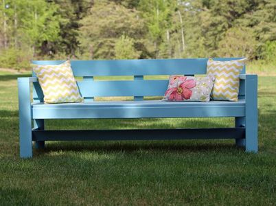 Outdoor Sitting Bench : 3 Steps - Instructables