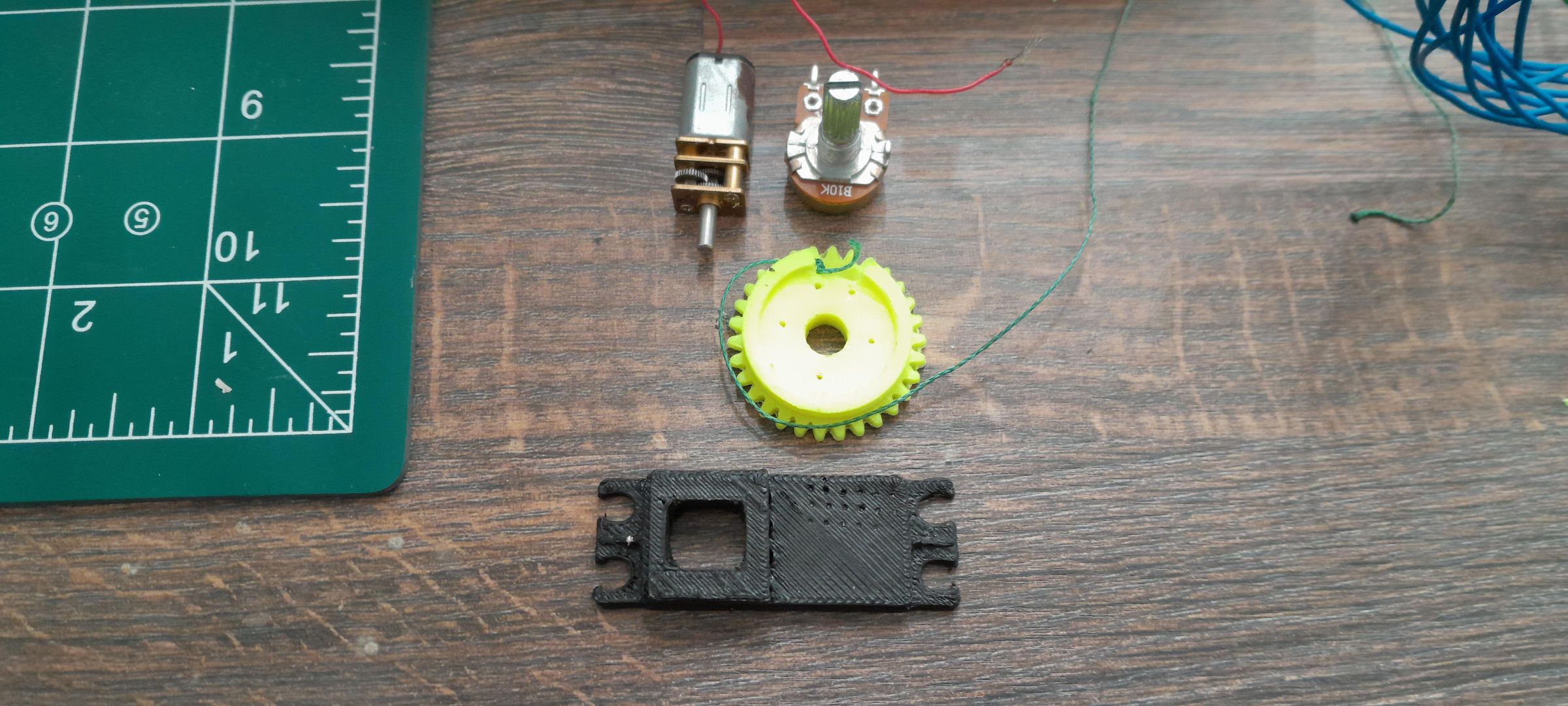 DC Motor Position Control With Potentiometer for Robotic Arm ...