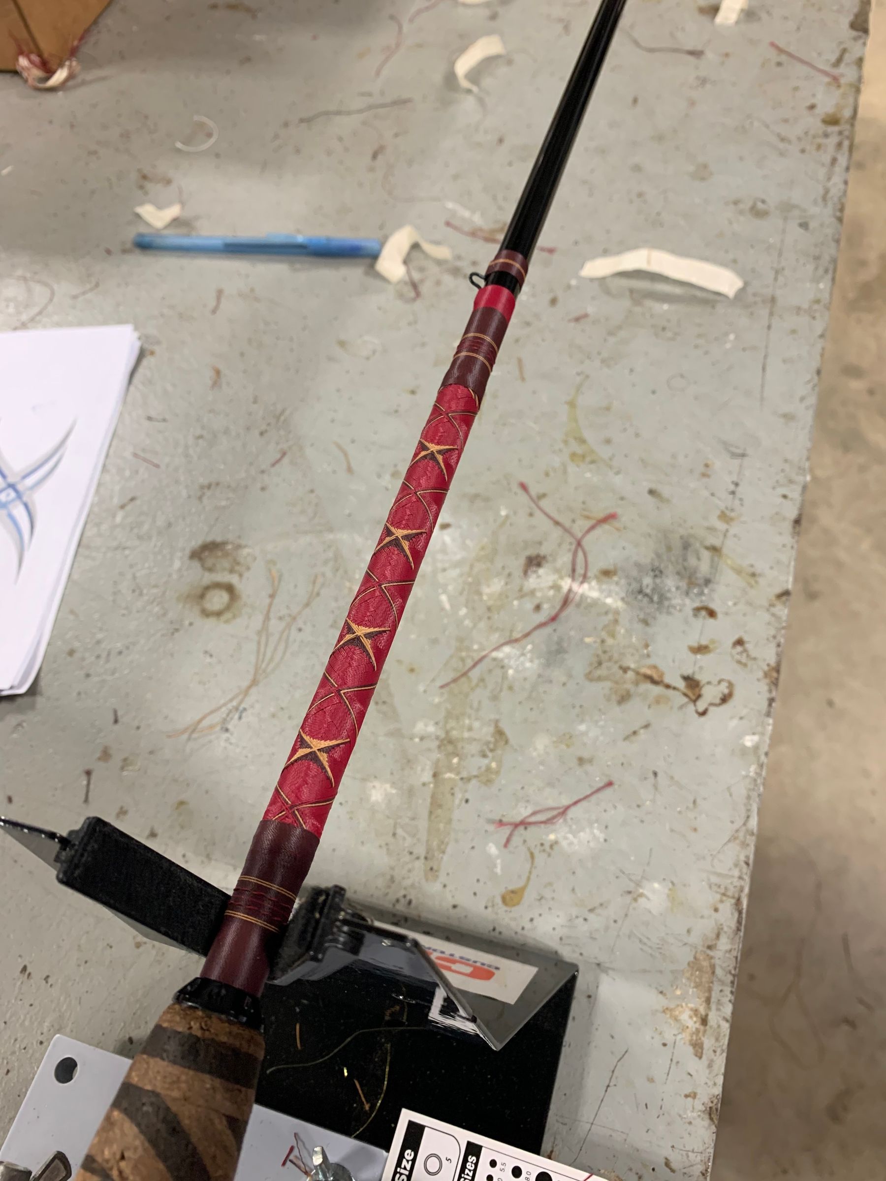 Custom Fishing Rod Thread Art : 15 Steps (with Pictures) - Instructables