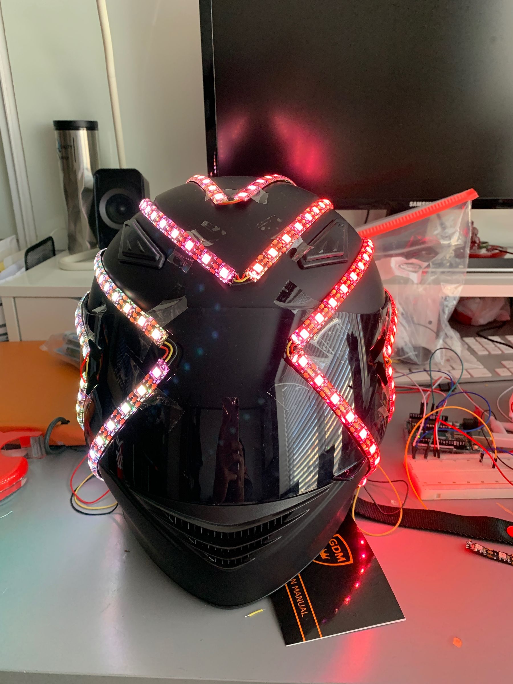 Wearable Tech Final Project - DJ Helmet : 6 Steps - Instructables