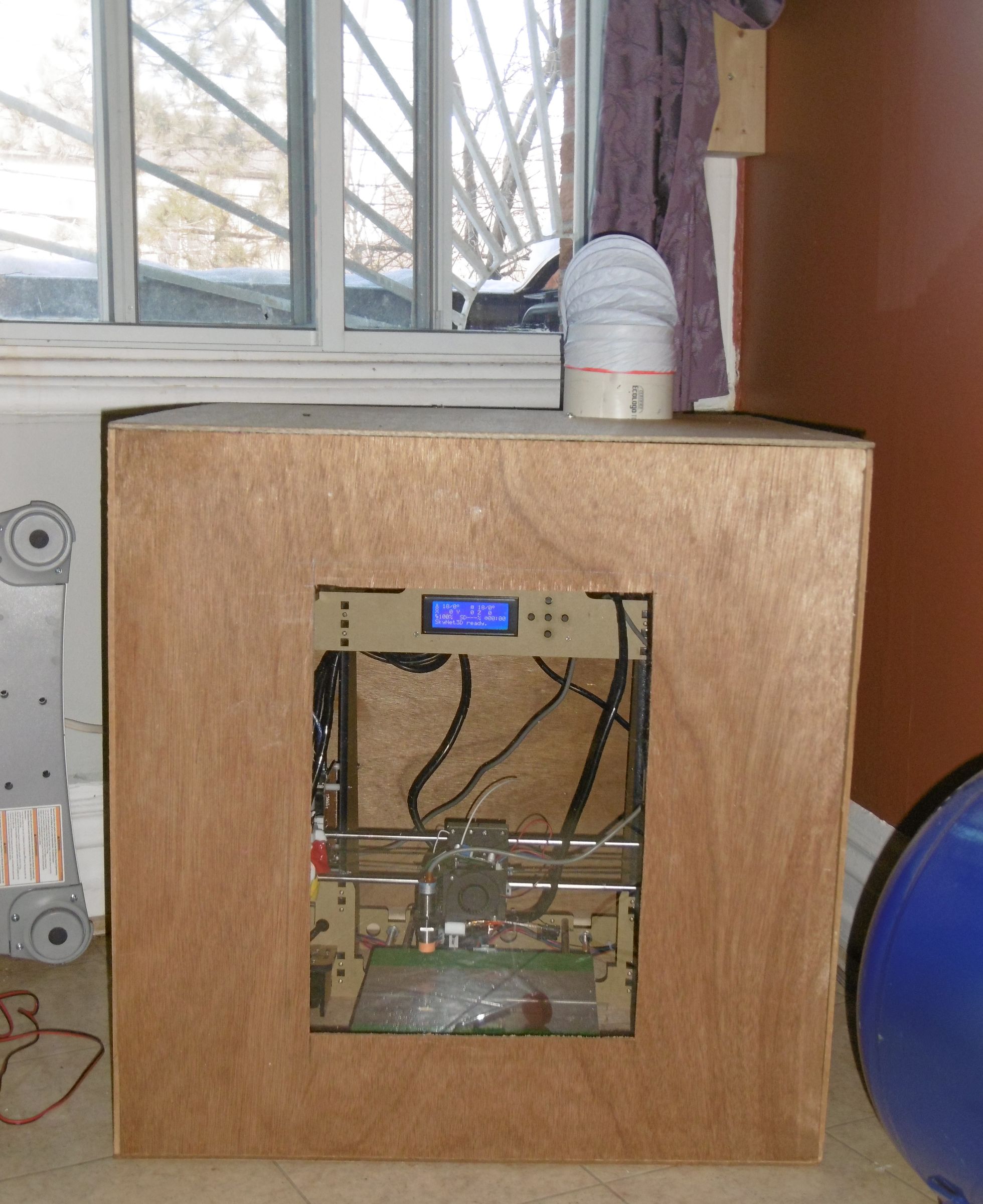 Easy and Cheap 3D Printer Fume Hood Enclosure : 9 Steps - Instructables