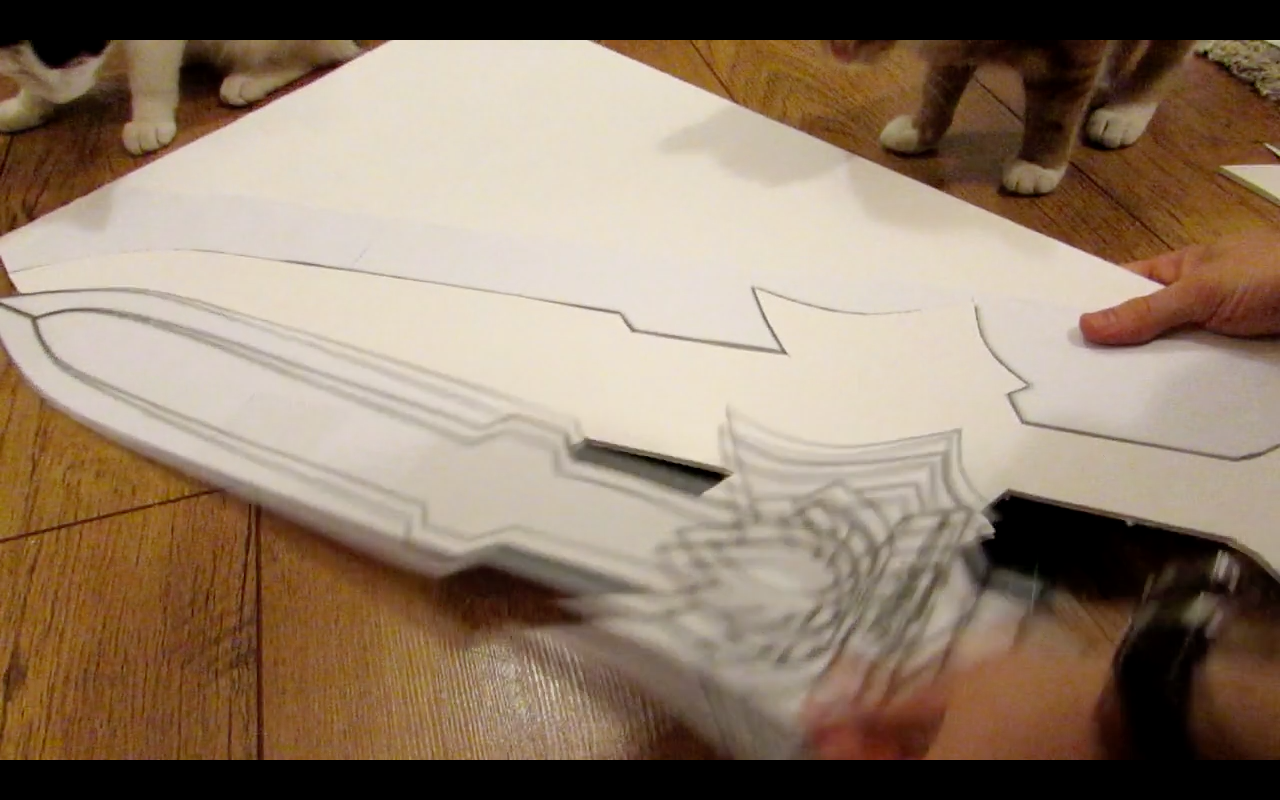 Foamboard Master Sword (unpowered) From Legend of Zelda Windwaker : 16 ...