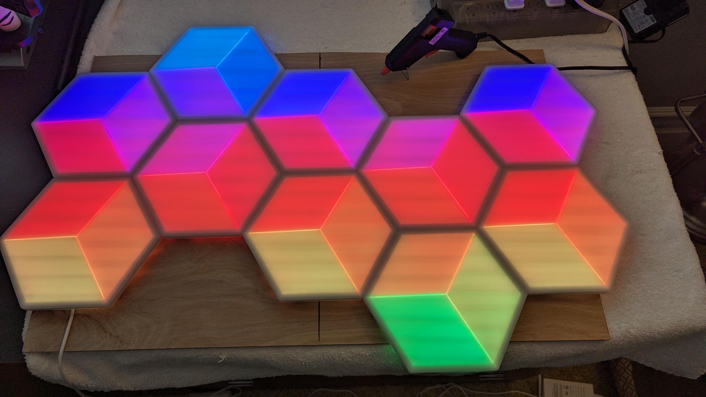 How to Install Govee Glide Hexa Pro Light Panels to Textured and Painted Drywall : 9 Steps (with ...