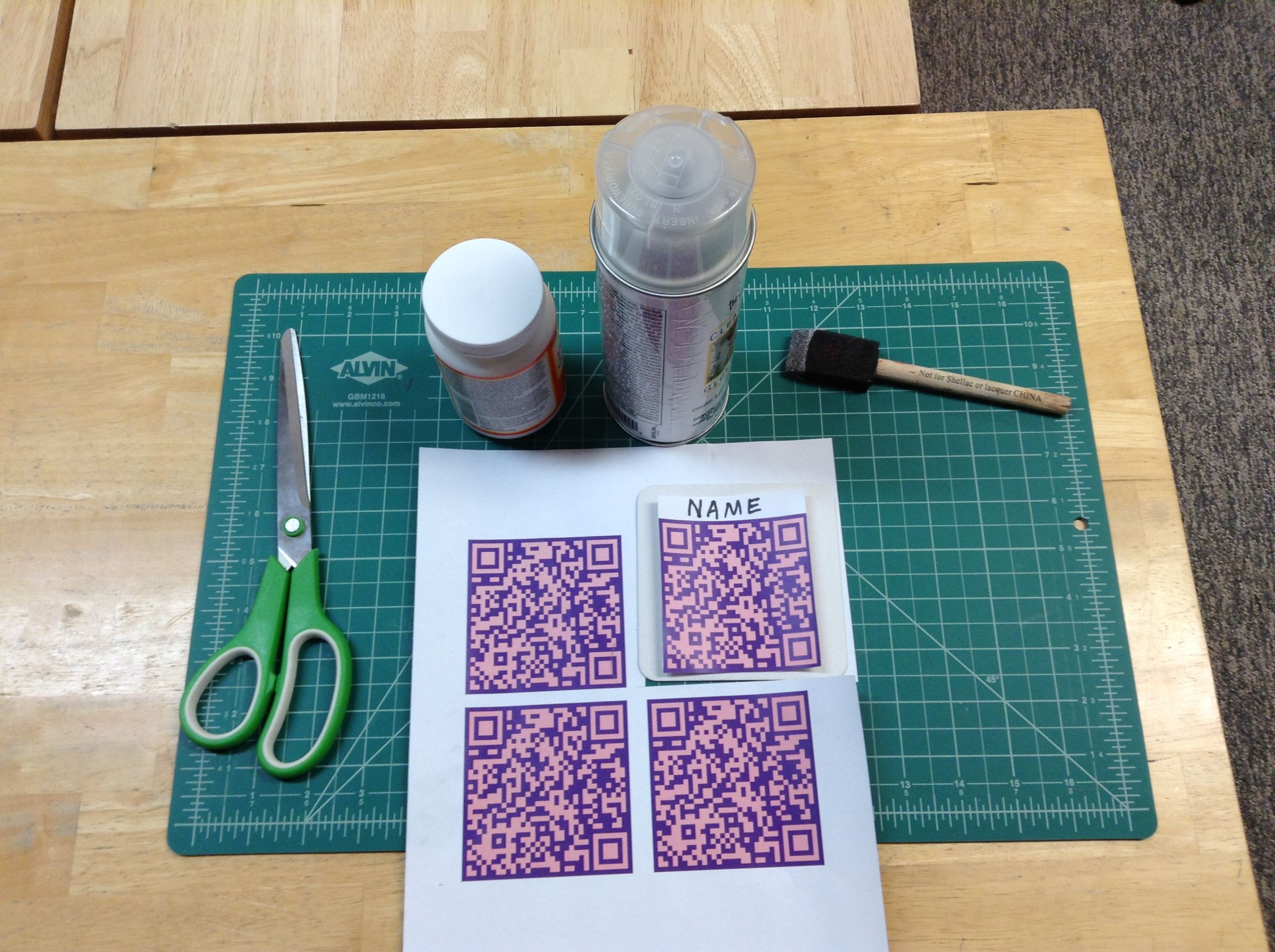 Coaster QR Code [no 3D Printer] : 14 Steps - Instructables