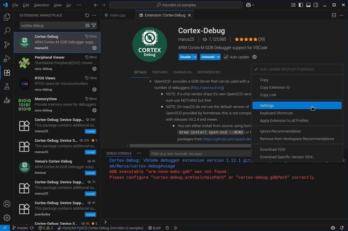 Setting Up Visual Studio Code to Compile and Debug C/C++ for BBC Micro:bit V2 on Raspberry Pi ...