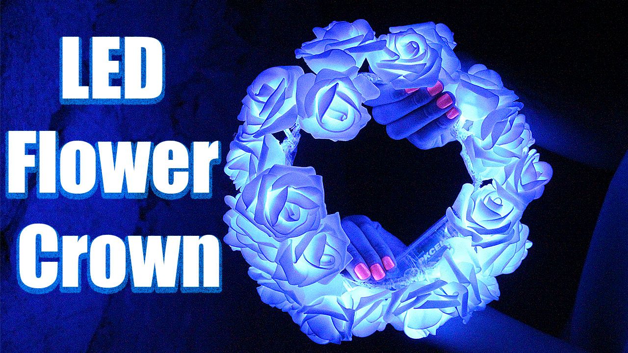 DIY: LED Flower Crown ♛ / TUTORIAL : 4 Steps (with Pictures ...