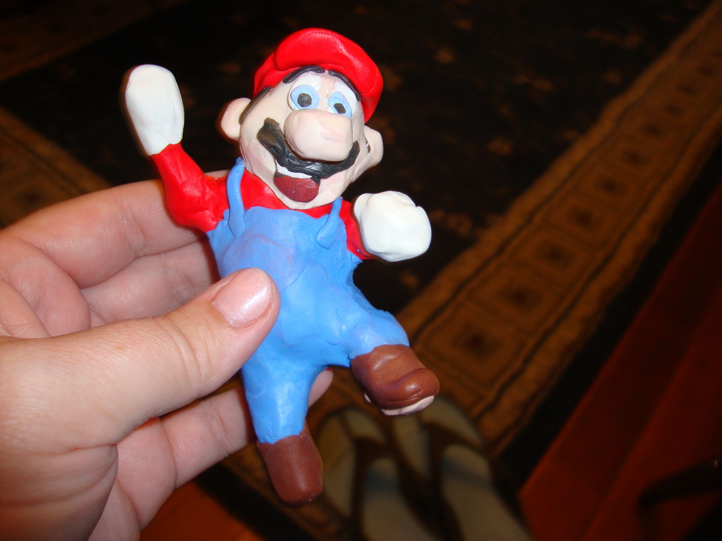Super Mario Brothers Polymer Clay Sculpture : 21 Steps (with Pictures ...