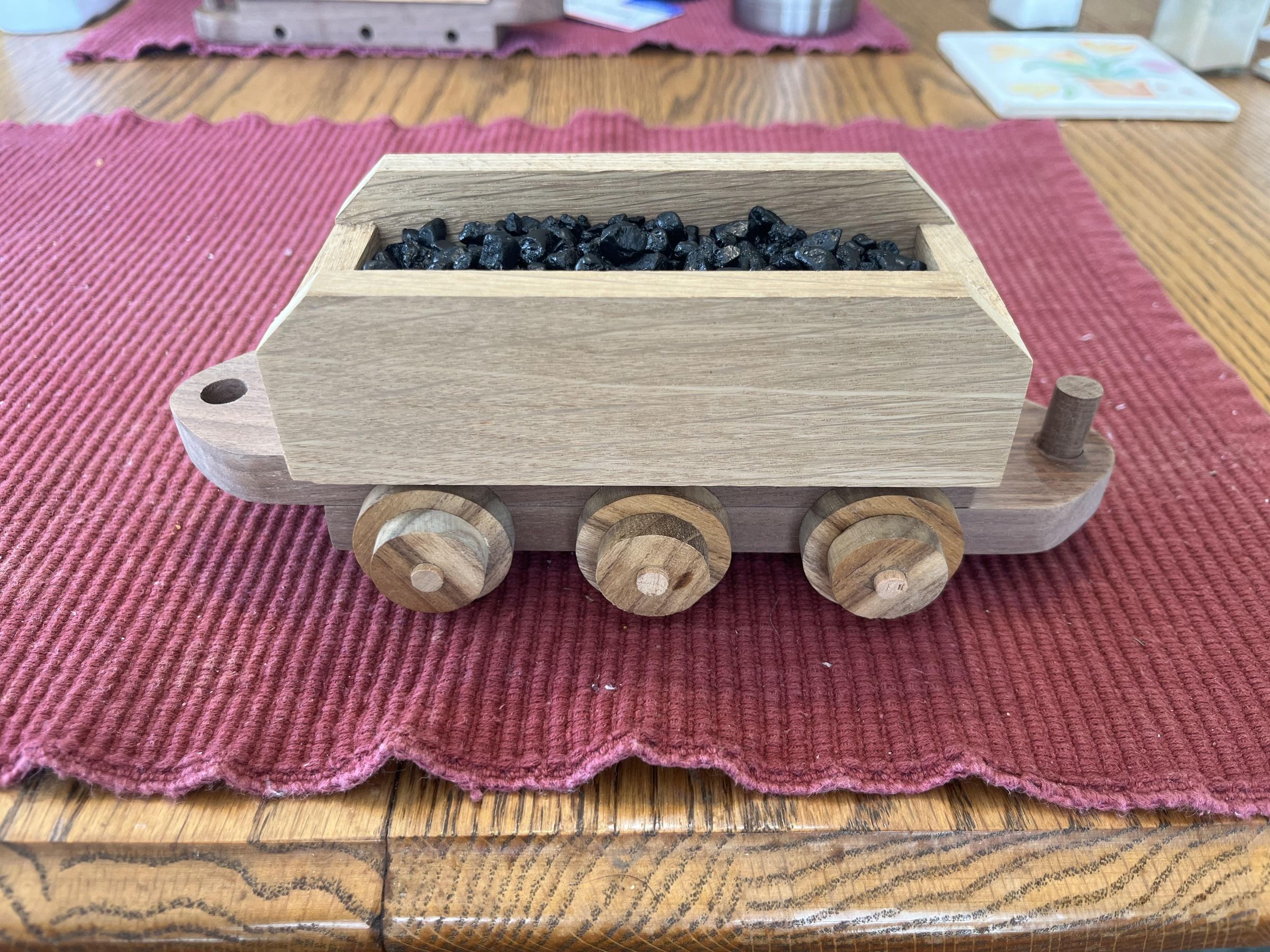 Miniature Wooden Train - 7 Car Set : 10 Steps (with Pictures ...