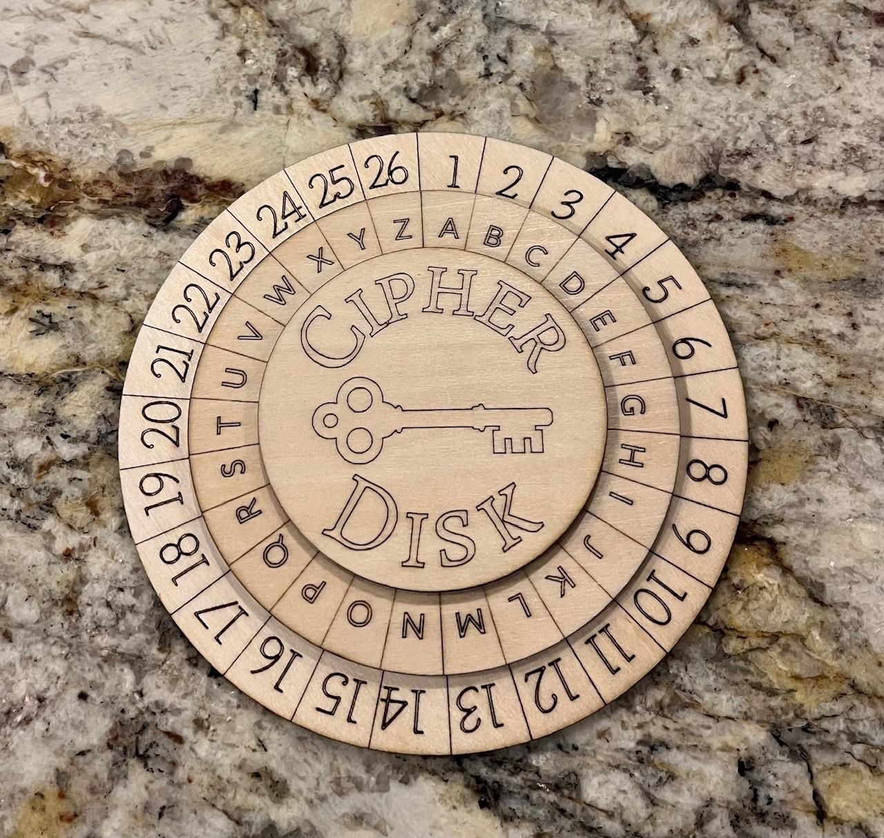 Cipher Disk Decoder for Escape Rooms : 6 Steps - Instructables