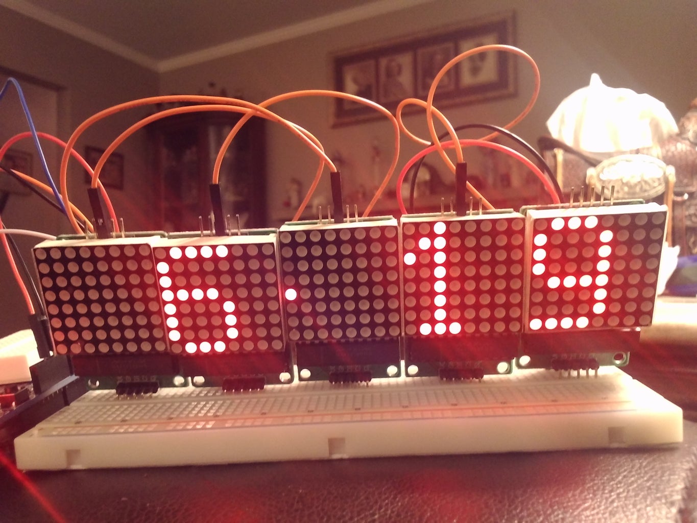 Arduino Led Matrix Clock 6 Steps Instructables
