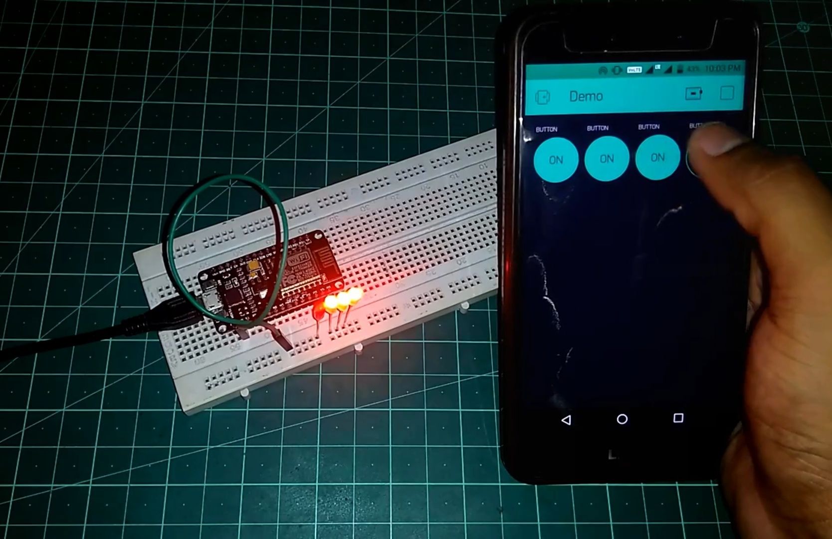 ESP8266 NODEMCU BLYNK IOT Tutorial | Esp8266 IOT Using Blunk and ...