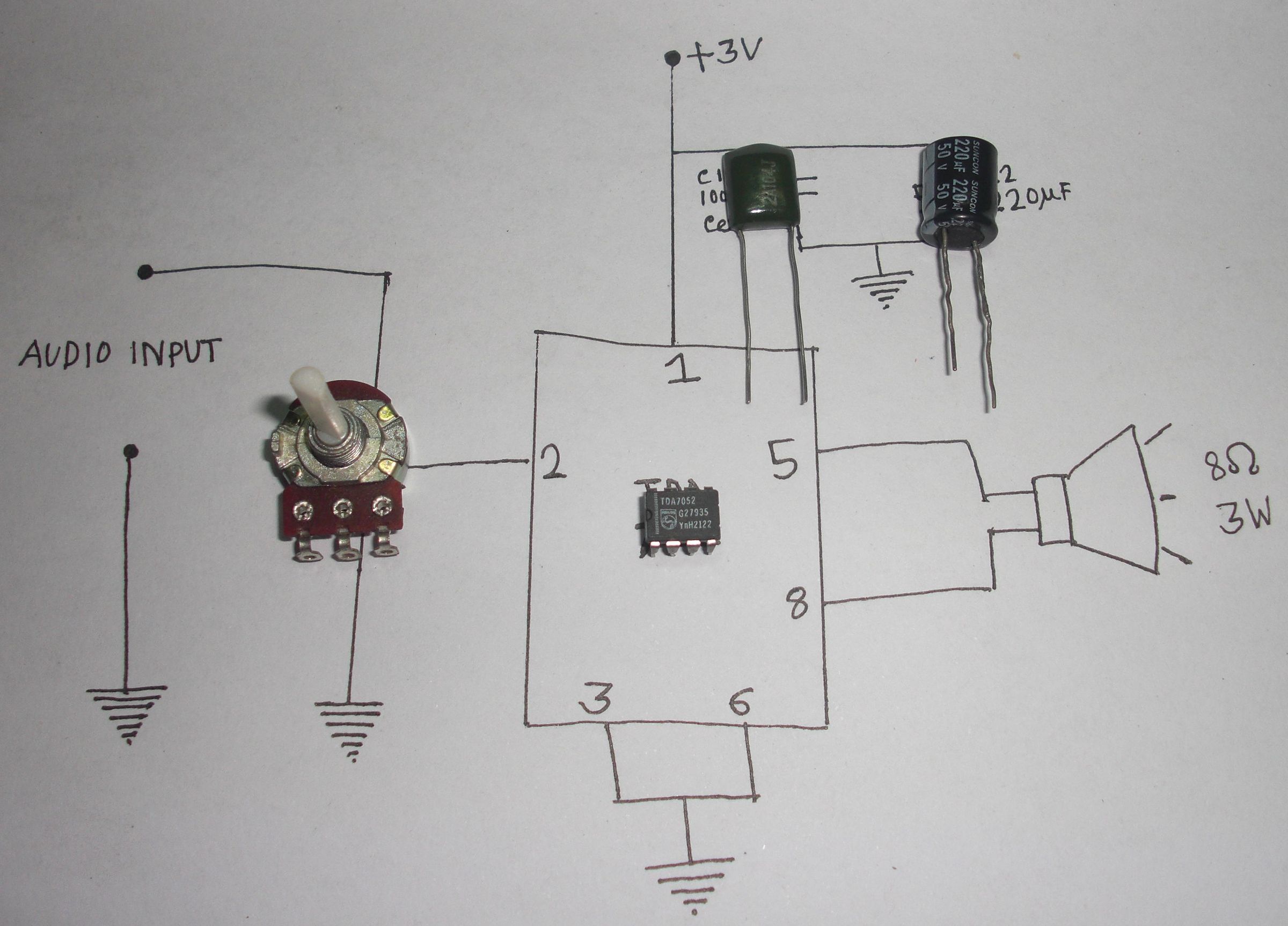 TDA7052 2 Watt Audio Amplifier : 5 Steps - Instructables