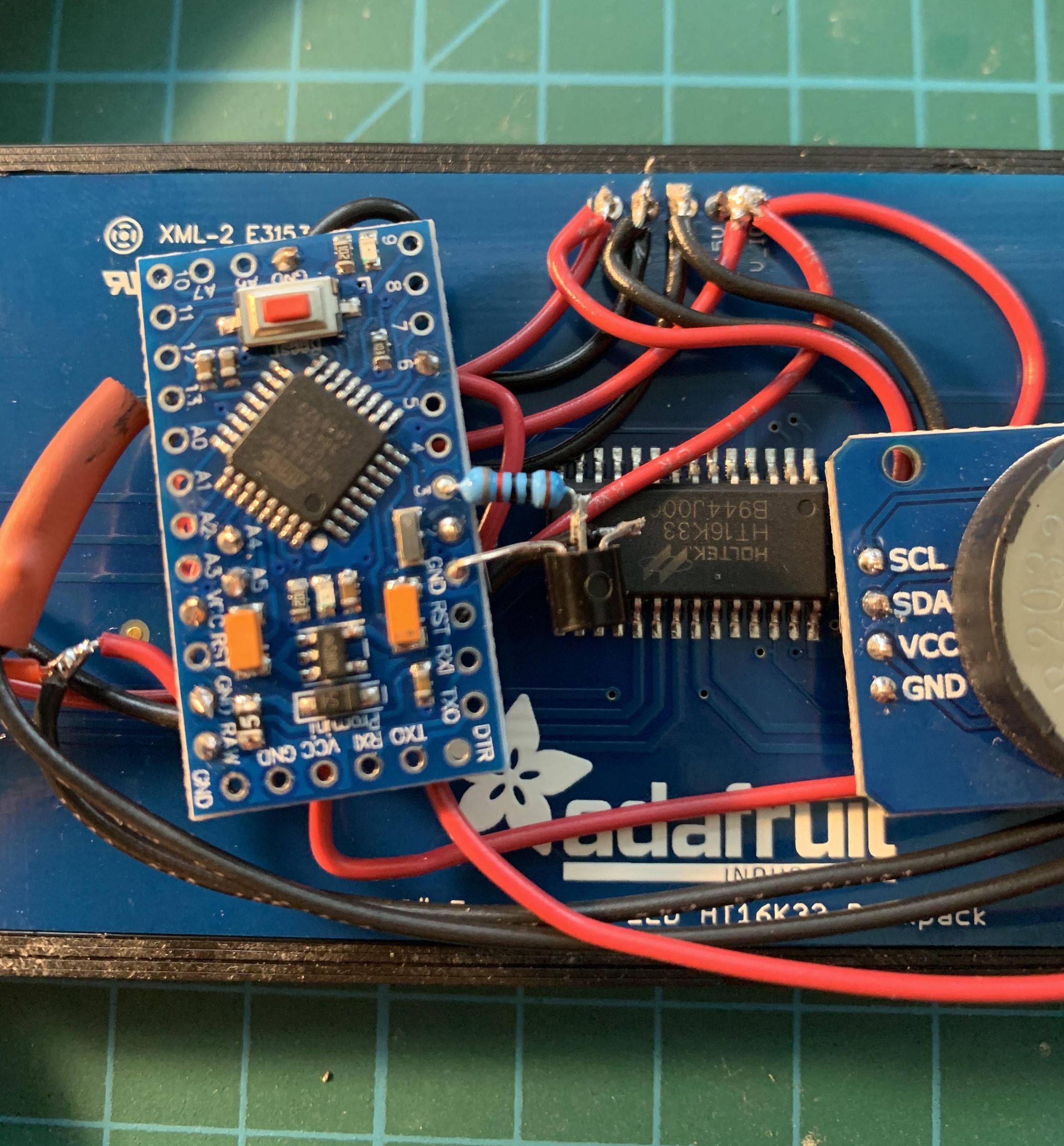 7-Segment NeoPixel Clock With Countdown Timer : 8 Steps (with Pictures ...