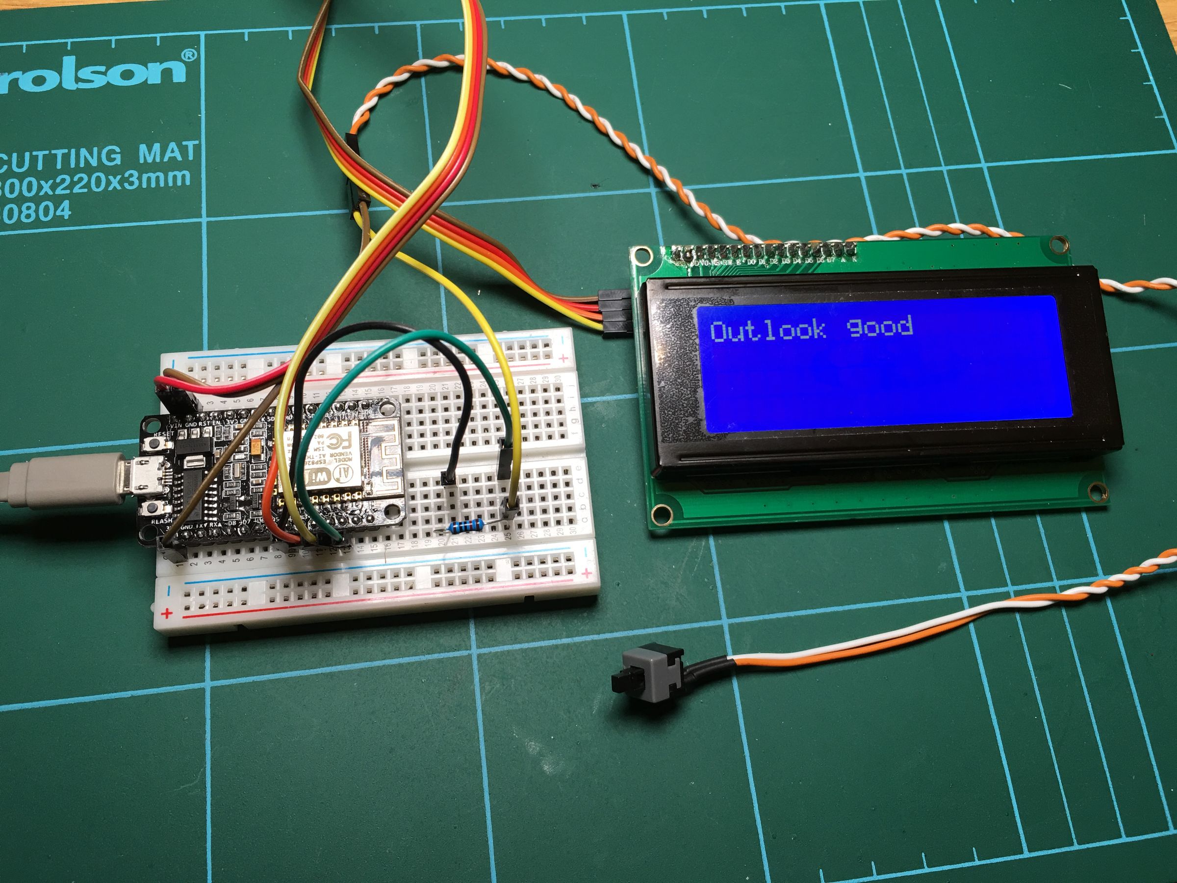 Magic 8 Ball Using Esp8266 and I2c LCD Screen : 4 Steps (with Pictures ...