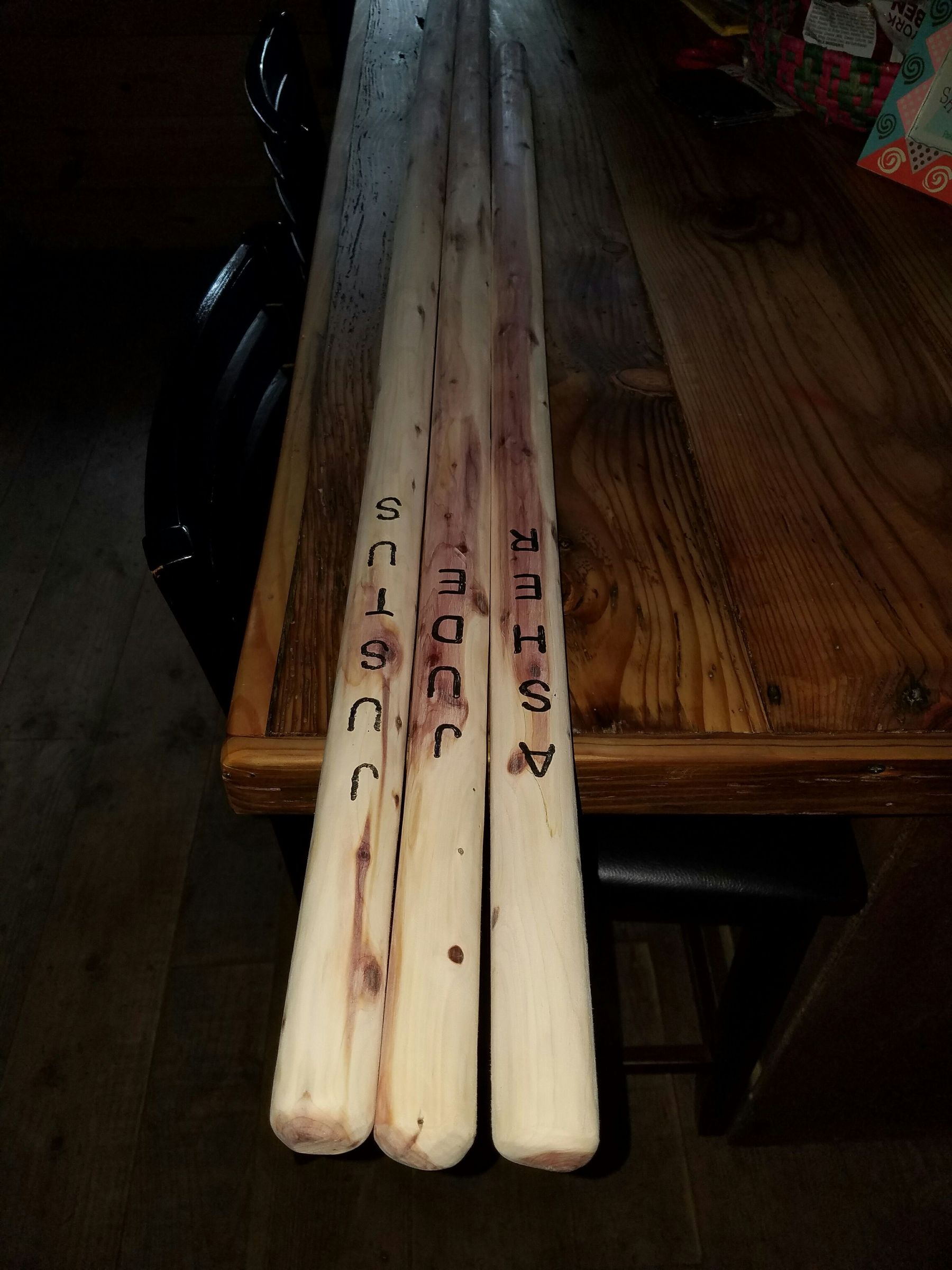 Turning Cedar Trees Into Walking Sticks : 12 Steps (with Pictures ...