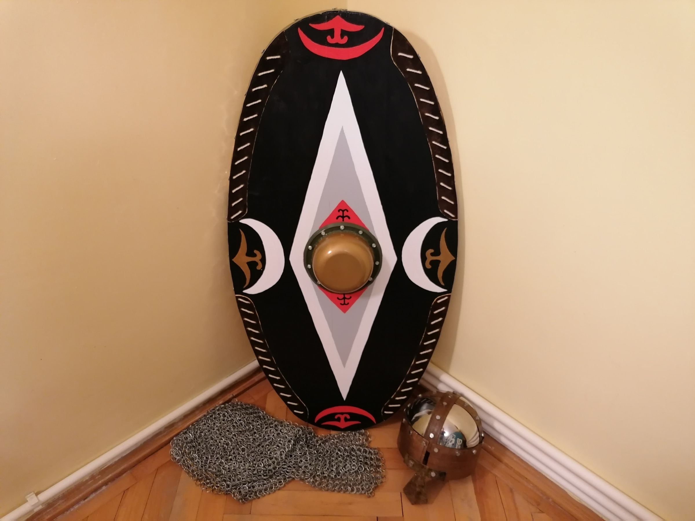 European Shield. Dacian Shield.How to Make a Wooden Shield Easily? : 6 ...