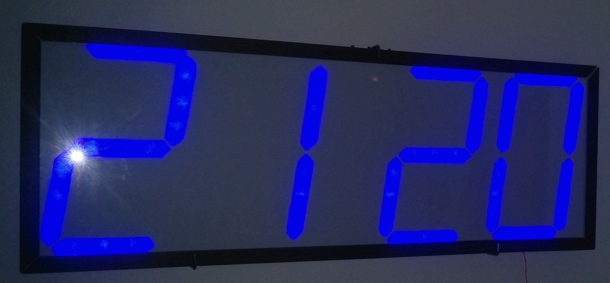Big, Auto Dim, Room Clock (using Arduino and WS2811) : 10 Steps (with ...