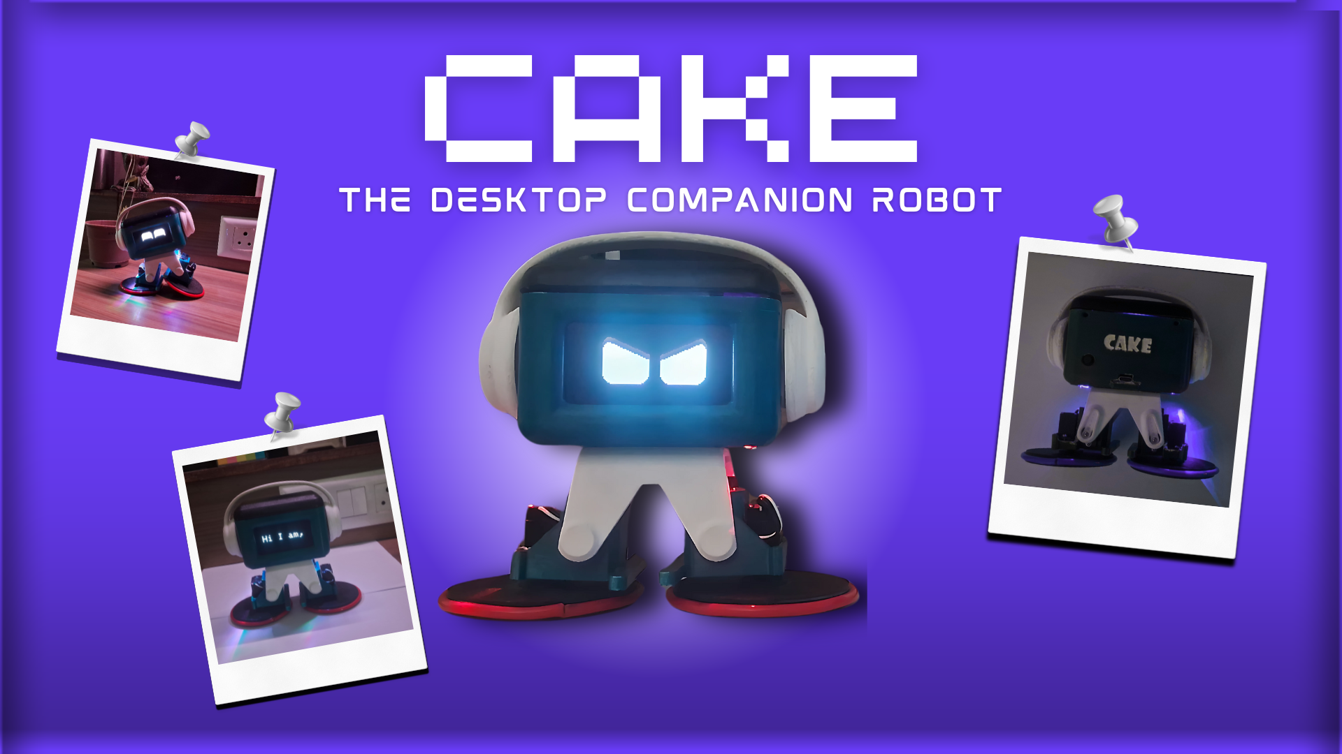 How to Build a Cute Desktop Companion Robot (That Moves, Blinks & Talks ...