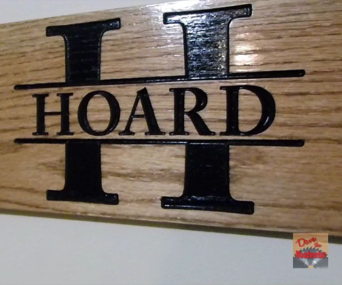 Making a Split Initial, Last Name Sign : 10 Steps (with Pictures ...