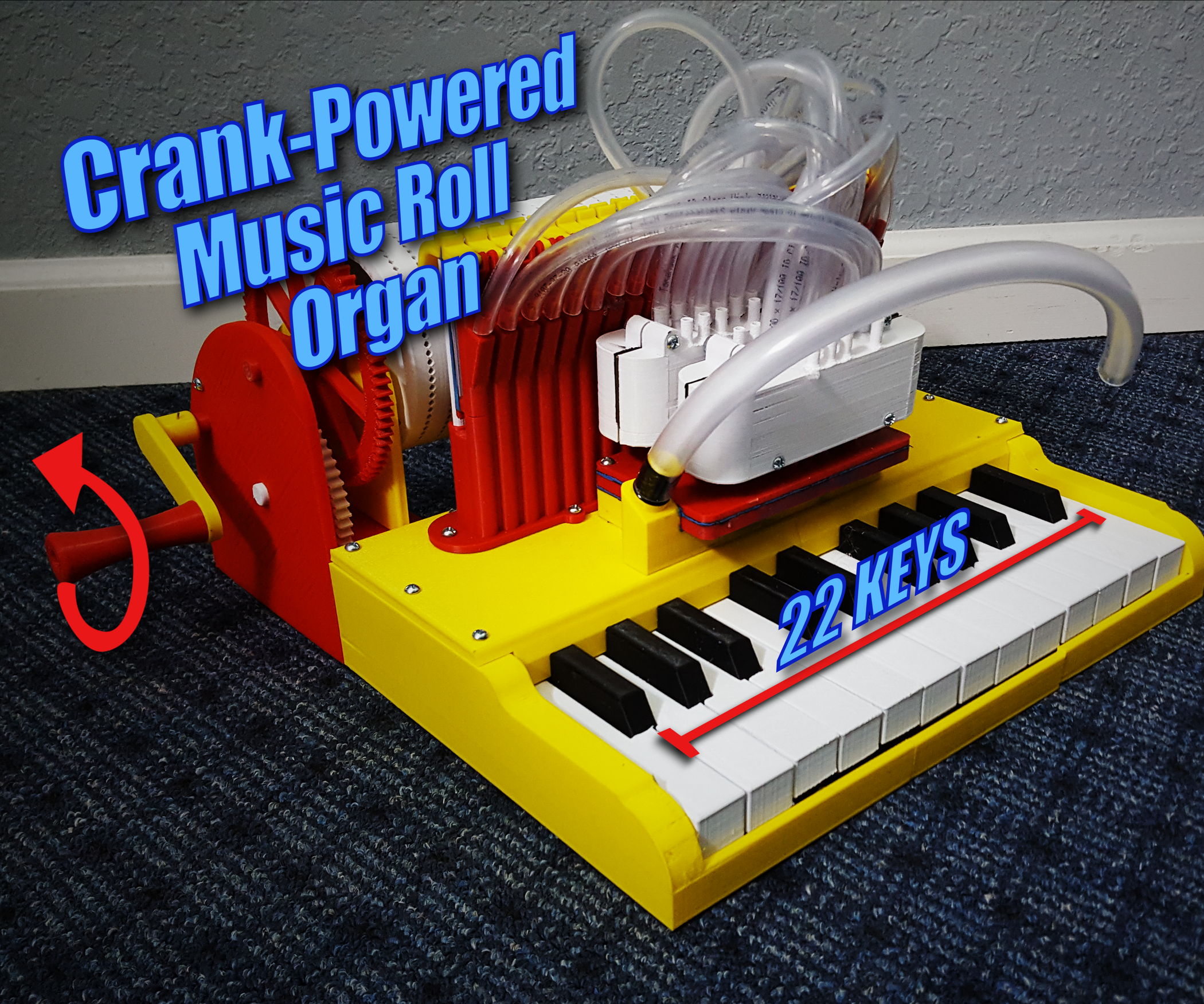 Crank-Powered, Music Roll Organ : 13 Steps (with Pictures) - Instructables