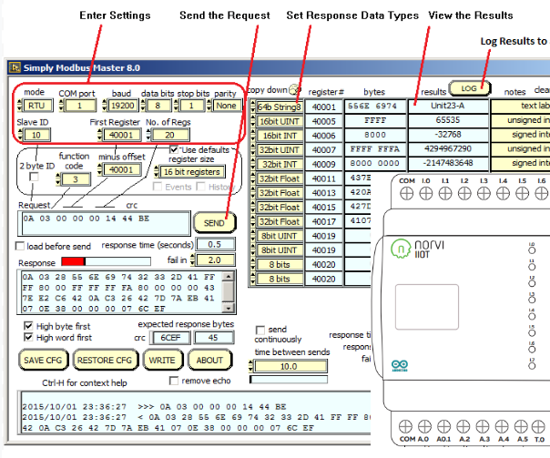 ESP32 Device As a RS-485 Modbus Slave | Norvi IIOT : 6 Steps - Instructables