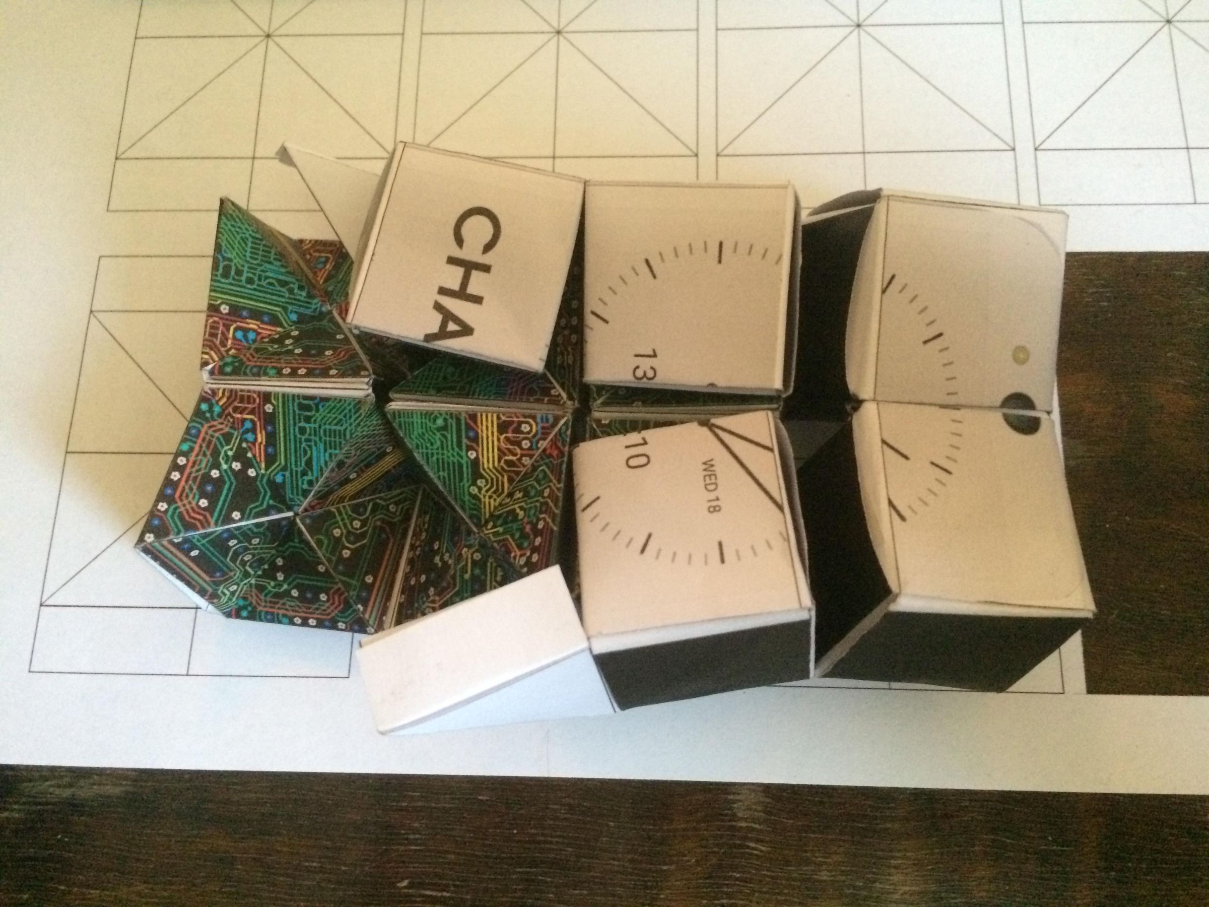 A Double Star Flexicube Paper Phone (or Whatever Print-on You Like) : 6 ...