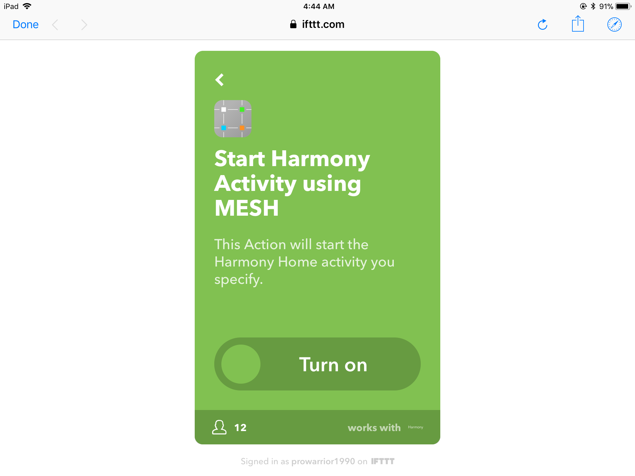 Automate Your Home Devices Using MESH and Logitech Harmony : 5 Steps ...