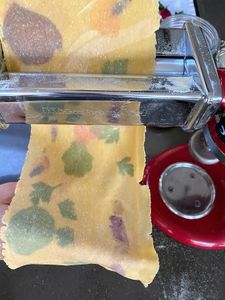 Home-made Pasta Laminated With Edible Flowers and Herbs : 8 Steps (with ...