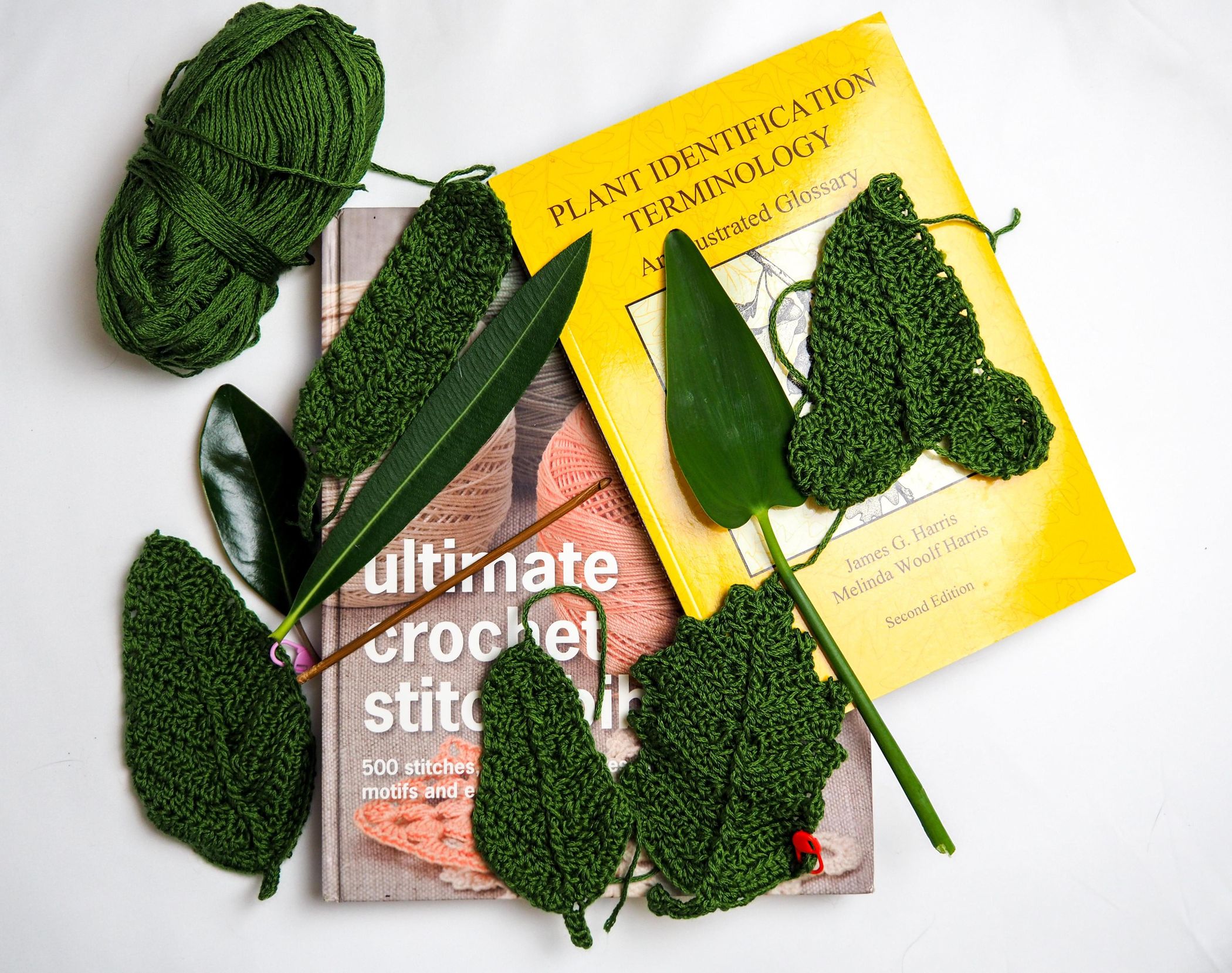 Leaf Crochet Botany- Variations on a Basic Pattern : 6 Steps (with ...