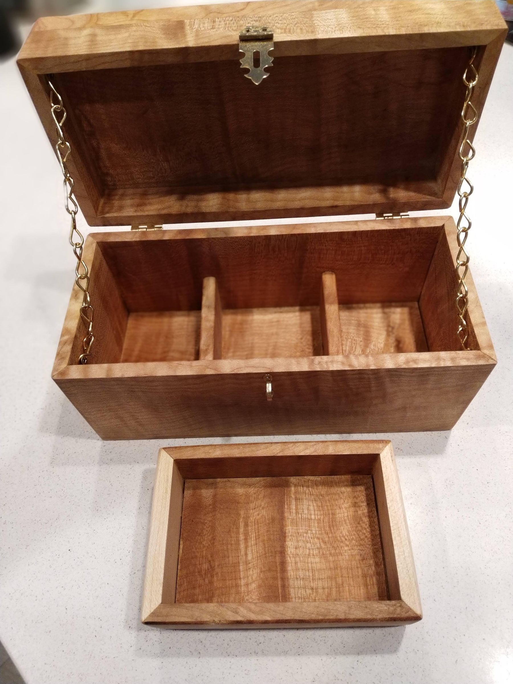 Maple Jewelry Box With Brass Knuckle Emblem : 4 Steps (with Pictures ...