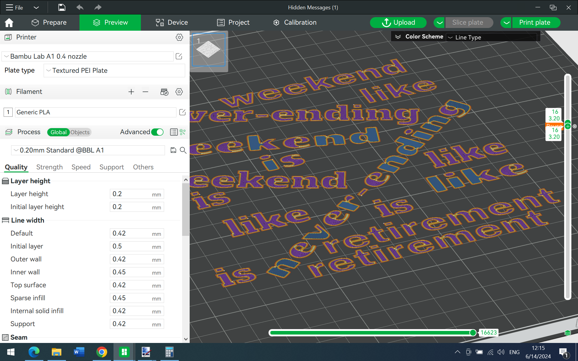 Turn Words Into Art: Design & 3D Print a Personalized Word Cloud ...