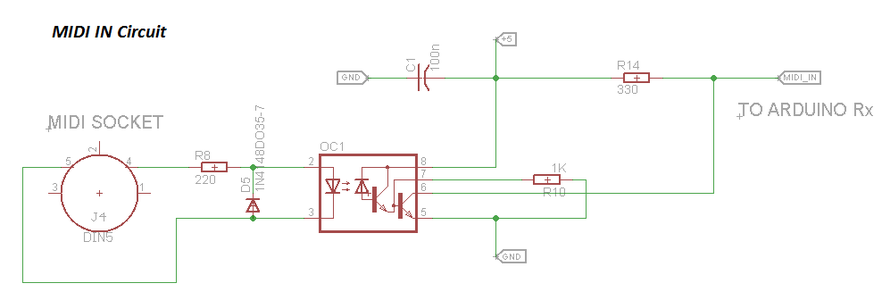 Midi4cv Arduino Midi To 4xcv Interface For Vco Pitch Control 5