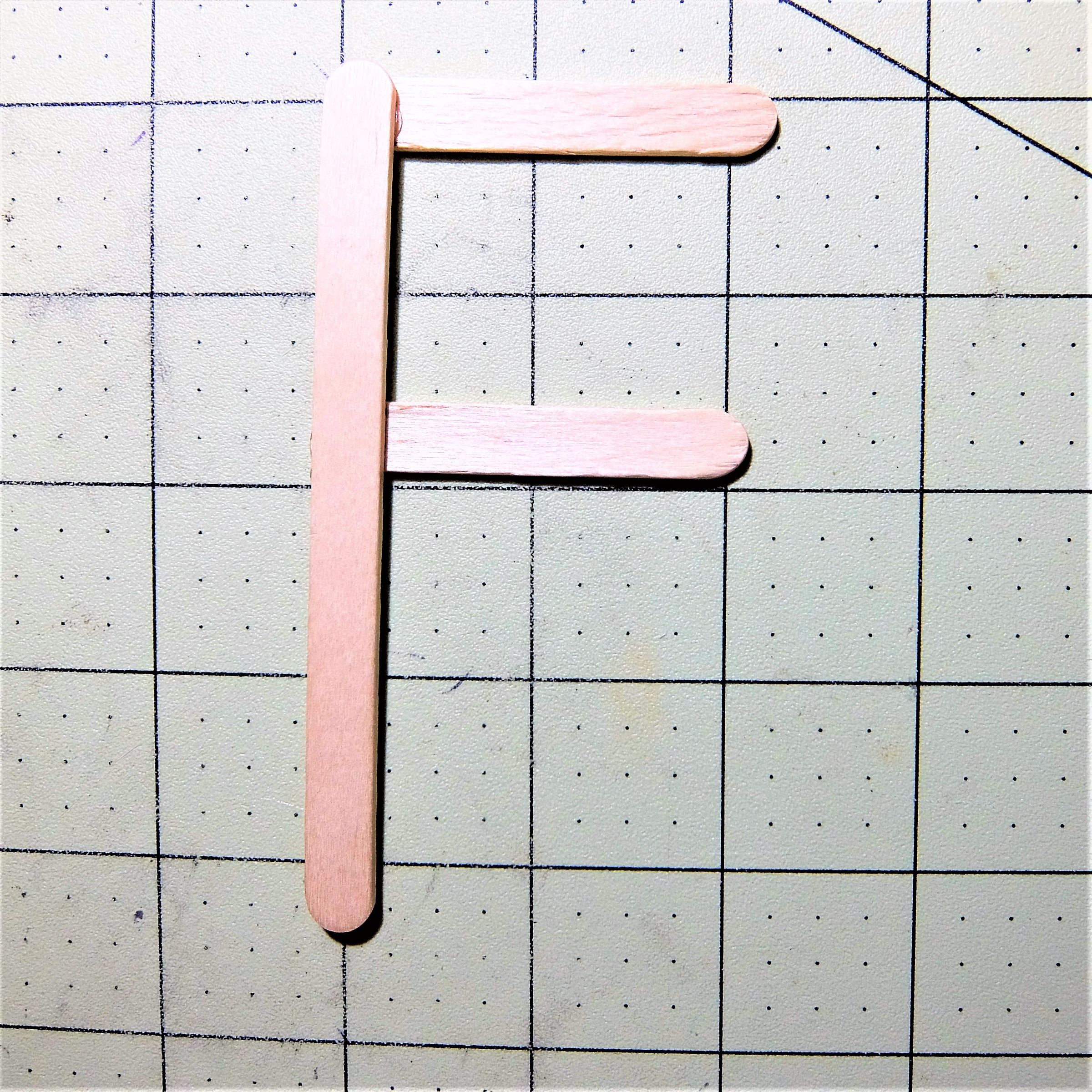 Make Popsicle Sticks Letters a to Z : 26 Steps - Instructables