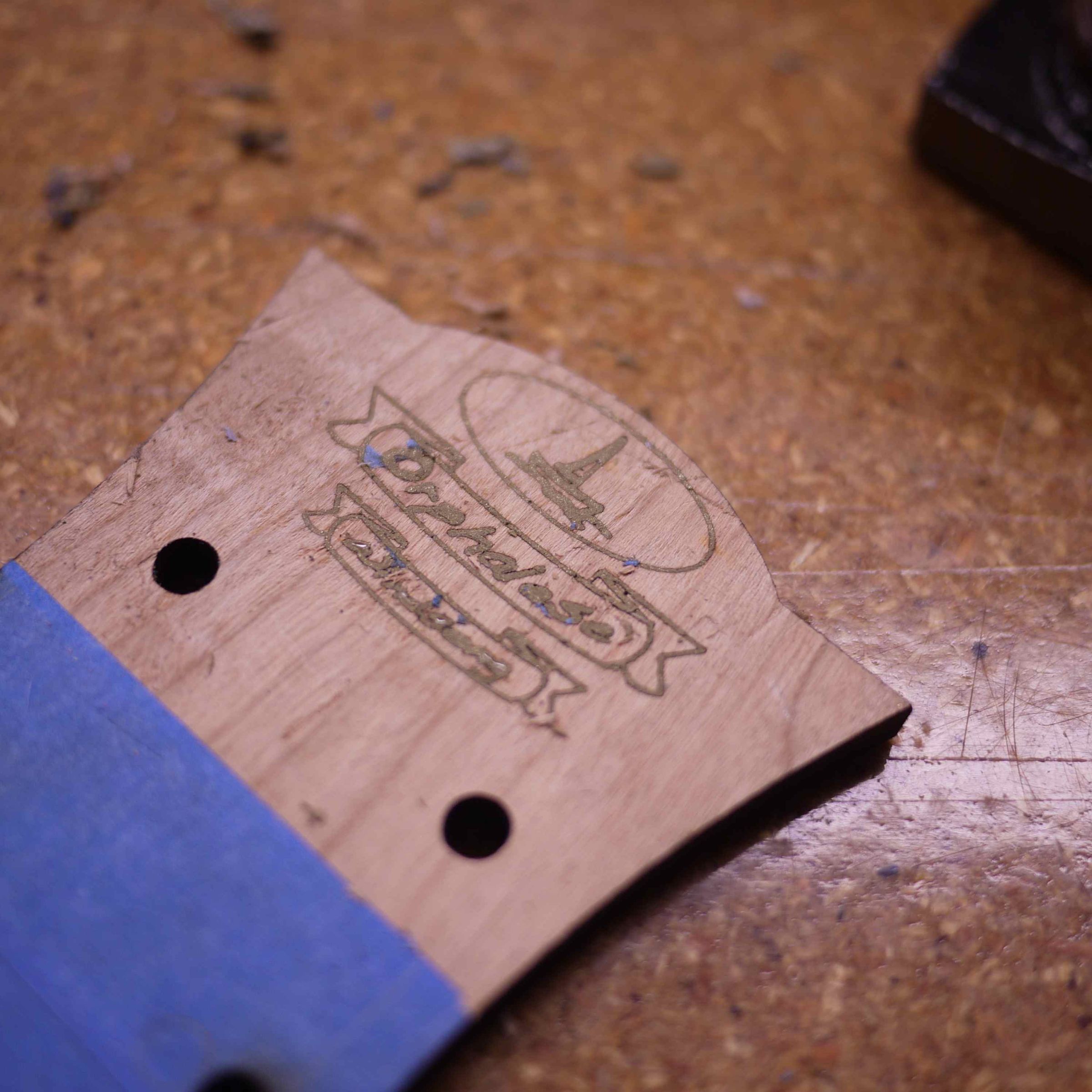 Liquid Inlaid, Laser Cut Guitar Headstock - Made at Techshop : 5 Steps ...