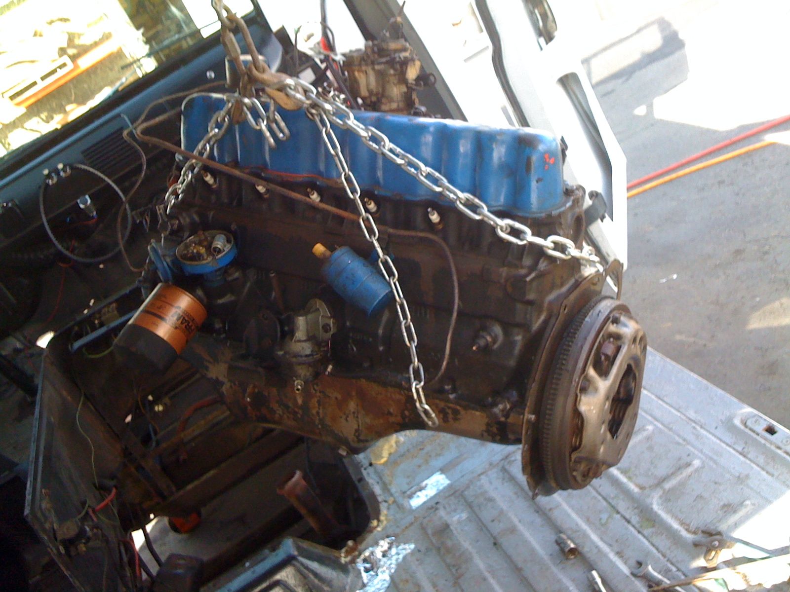 Pulling the Engine From a 1960's Ford Econoline Van : 14 Steps (with ...