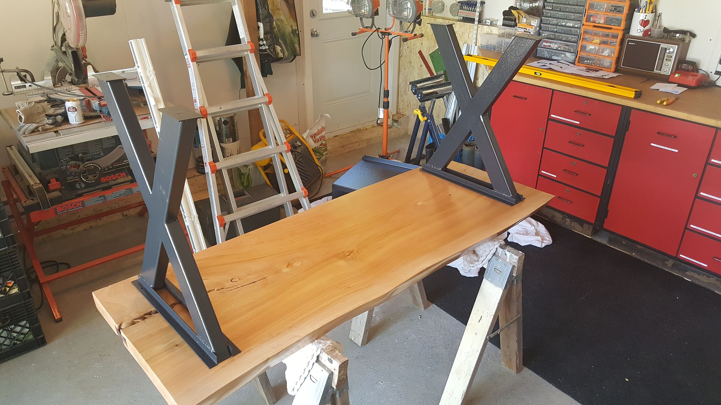 Live Edge TV Stand Wood Slab : 11 Steps (with Pictures) - Instructables