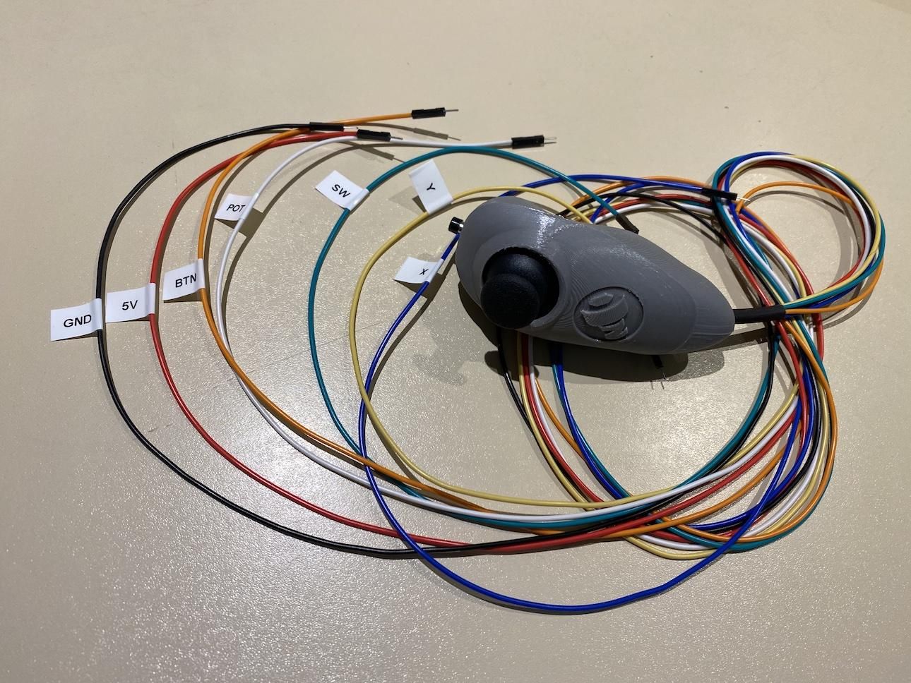 One-Hand 3D Printed Controller for Microcontroller Projects : 3 Steps ...