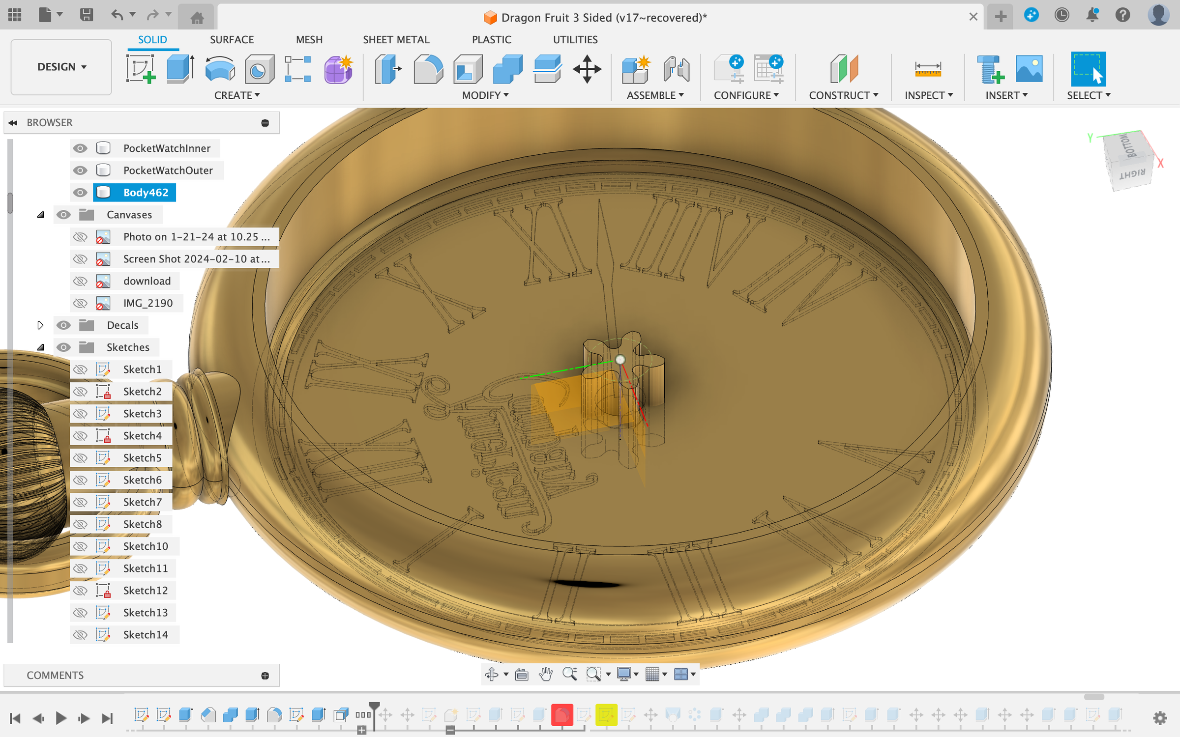 3D Printed Pocket Watch From "The Pocket Watch Gang" : 16 Steps (with ...