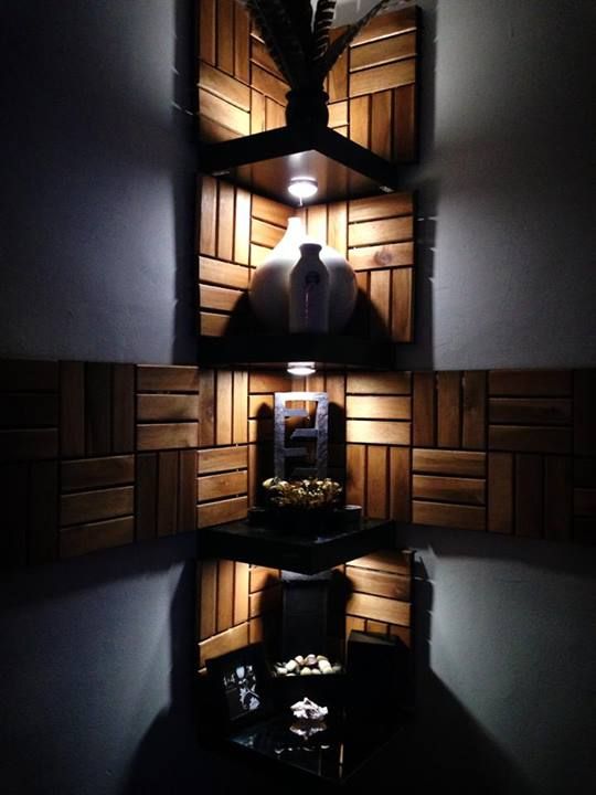 Functional Corner Wall Art Shelves : 4 Steps (with Pictures ...