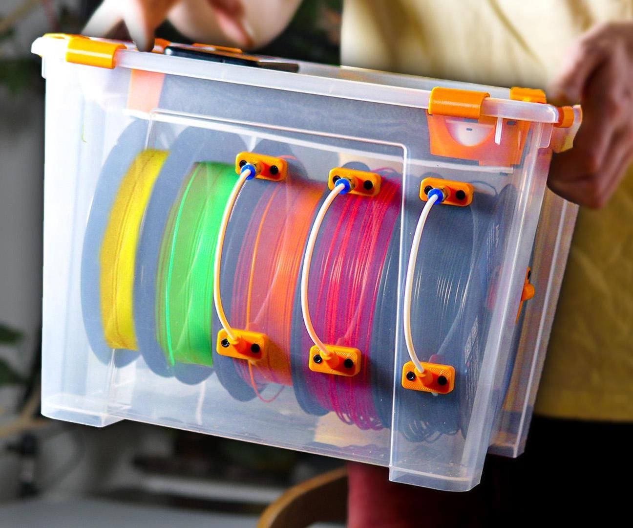3D Filament Storage Box (in an IKEA SAMLA Box) : 5 Steps (with Pictures ...