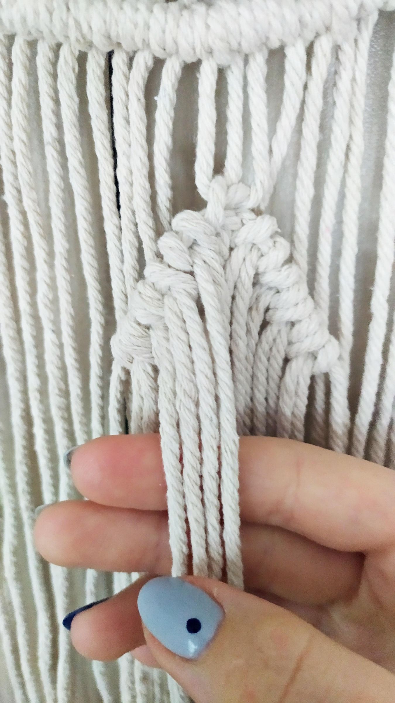 Macrame Fish Wall Hanging Made From Rope Scraps : 15 Steps (with ...